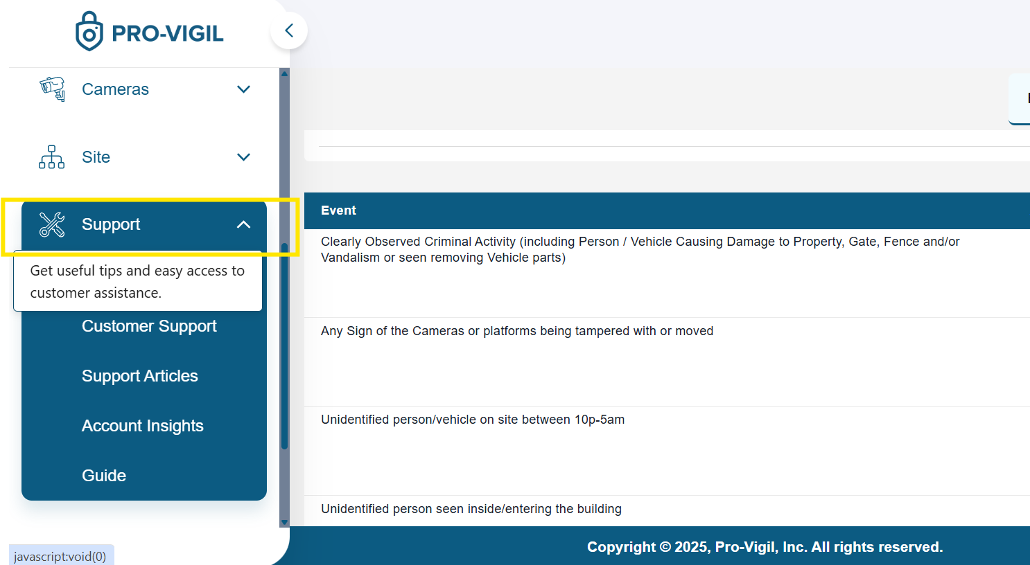 Seeing and Changing Monitoring Protocols on your Pro-Vigil Portal – Pro ...
