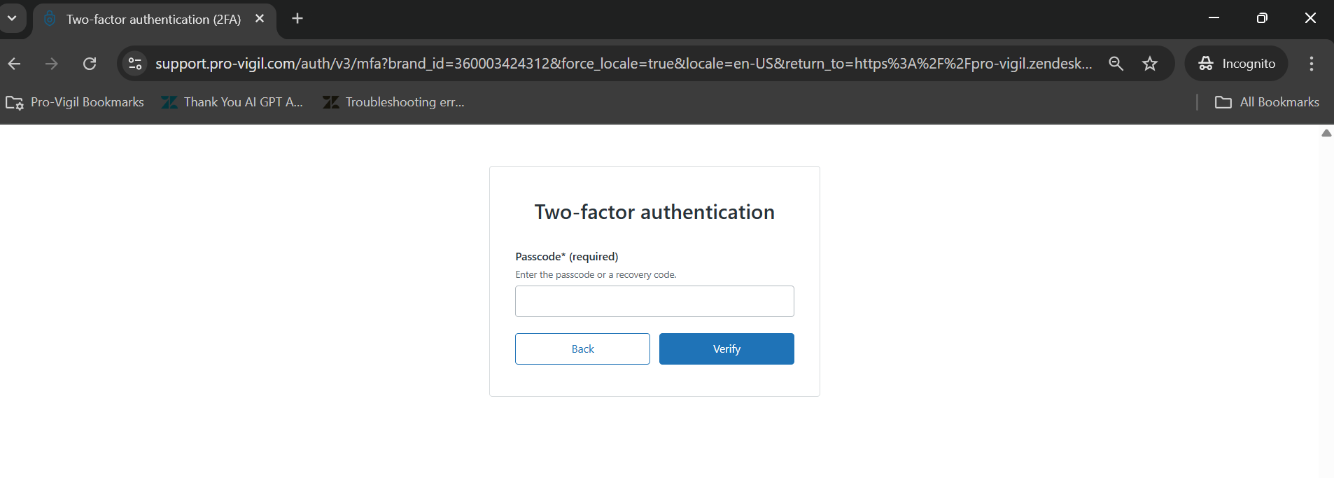 How to Set Up Two‑Factor Authentication (2FA) in Zendesk – Pro-Vigil